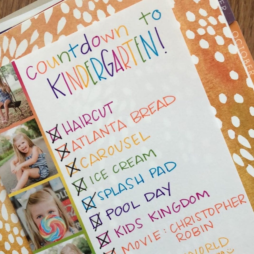 "Countdown to Kindergarten" - A fun and memorable way to send your ...