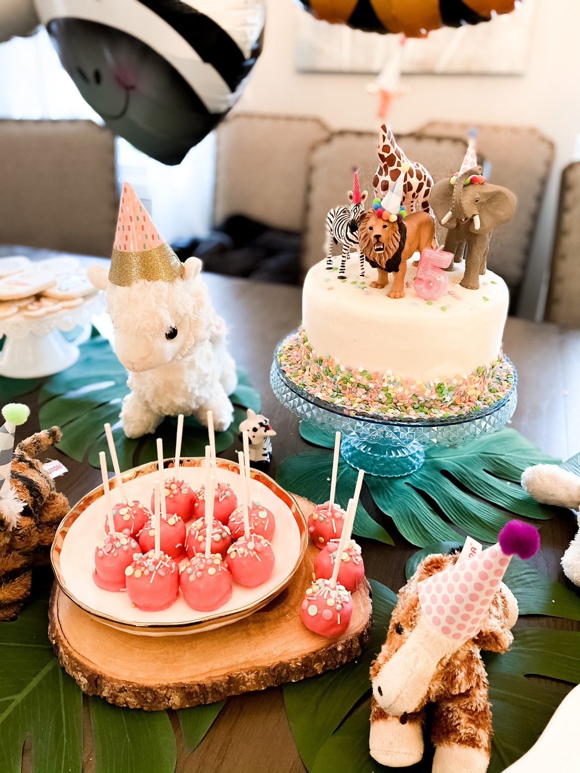 Audrey's Party Animal Birthday Party - Poppy + Grace