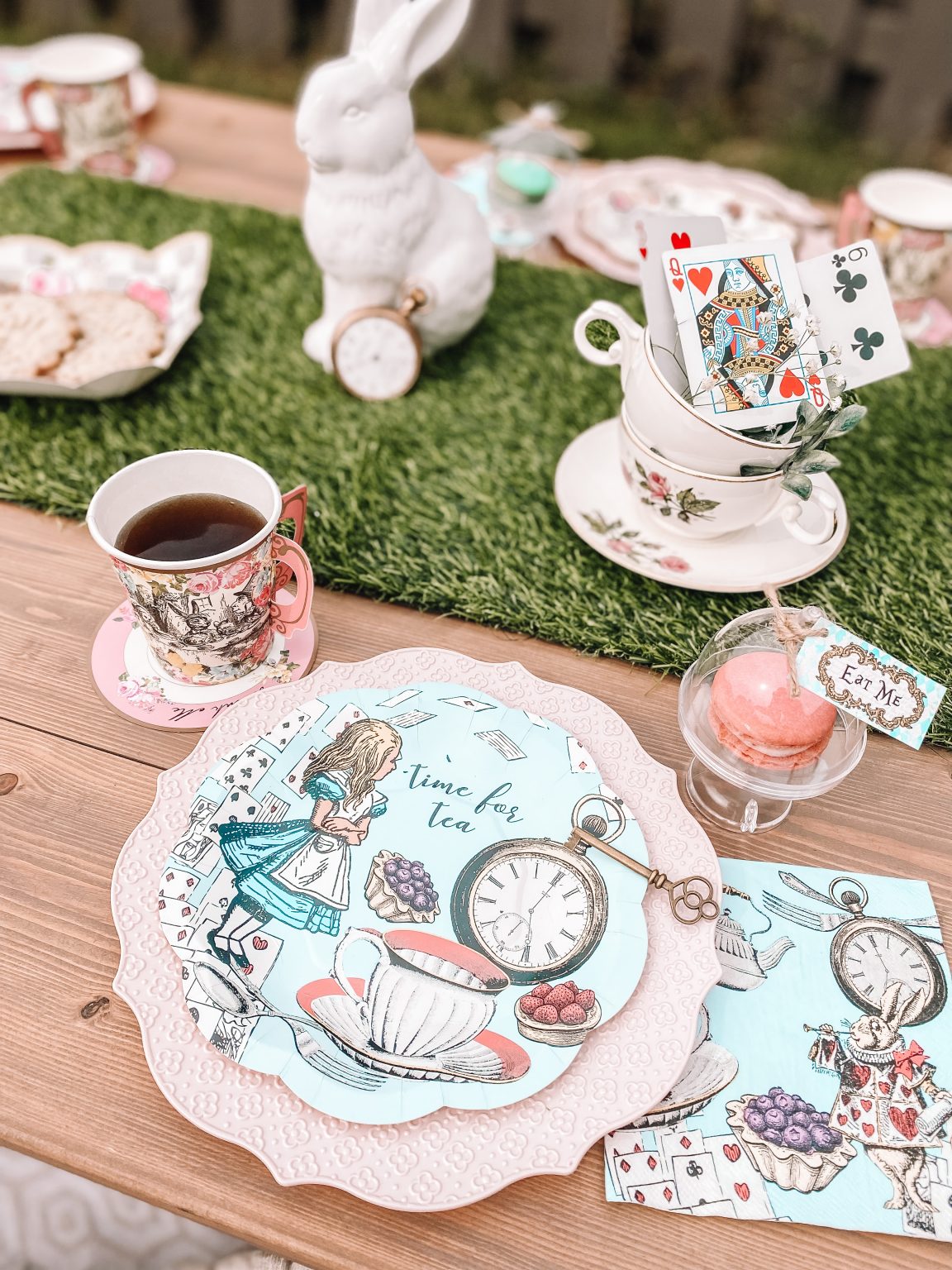 Hannah's Alice in Wonderland Tea Party - Poppy + Grace