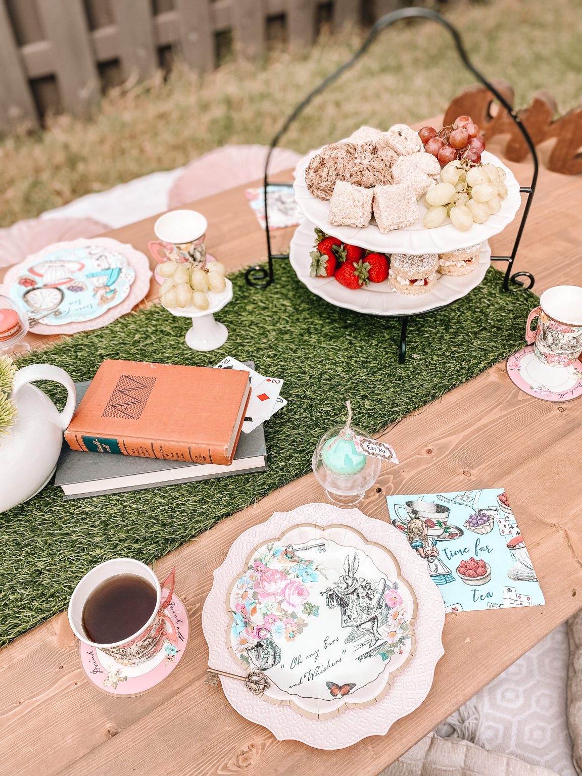 Hannah's Alice in Wonderland Tea Party - Poppy + Grace